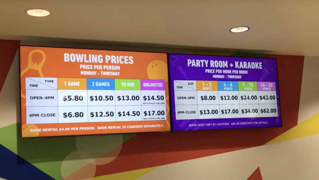 Round1 Bowling Prices, Arcade Games, & More Round 1 Fun